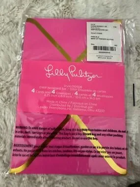 Lilly Pulitzer | Accessories | Lilly Pulitzer Gwp Notecards | Poshmark
